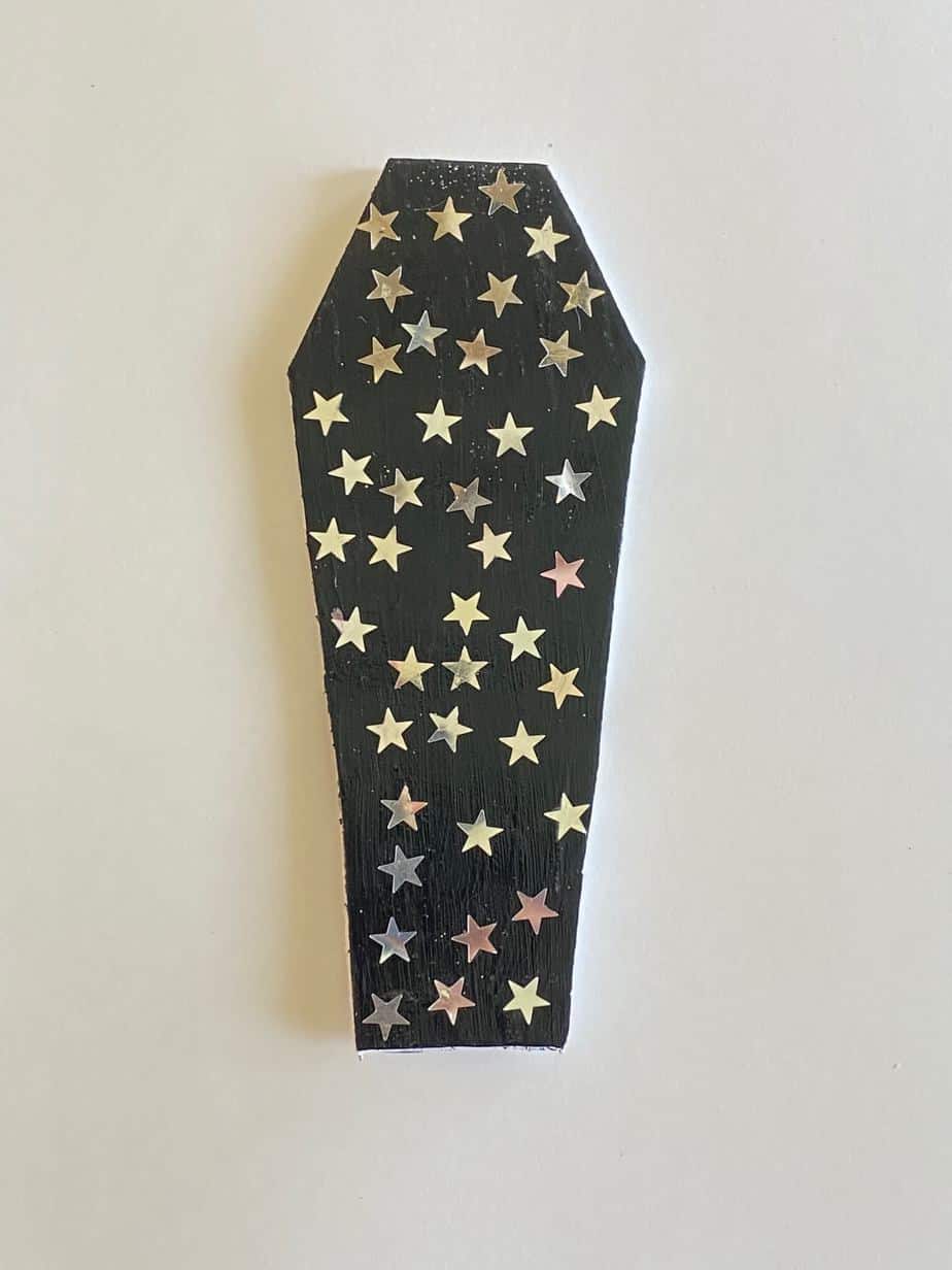 Blinged Out Rainbow Coffin Halloween Banner : Glam up your Party!