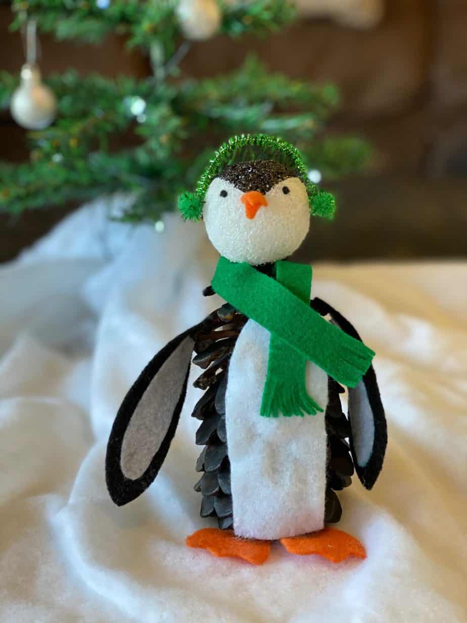 Pine-Guin! A Pine Cone Penguin Kids Craft