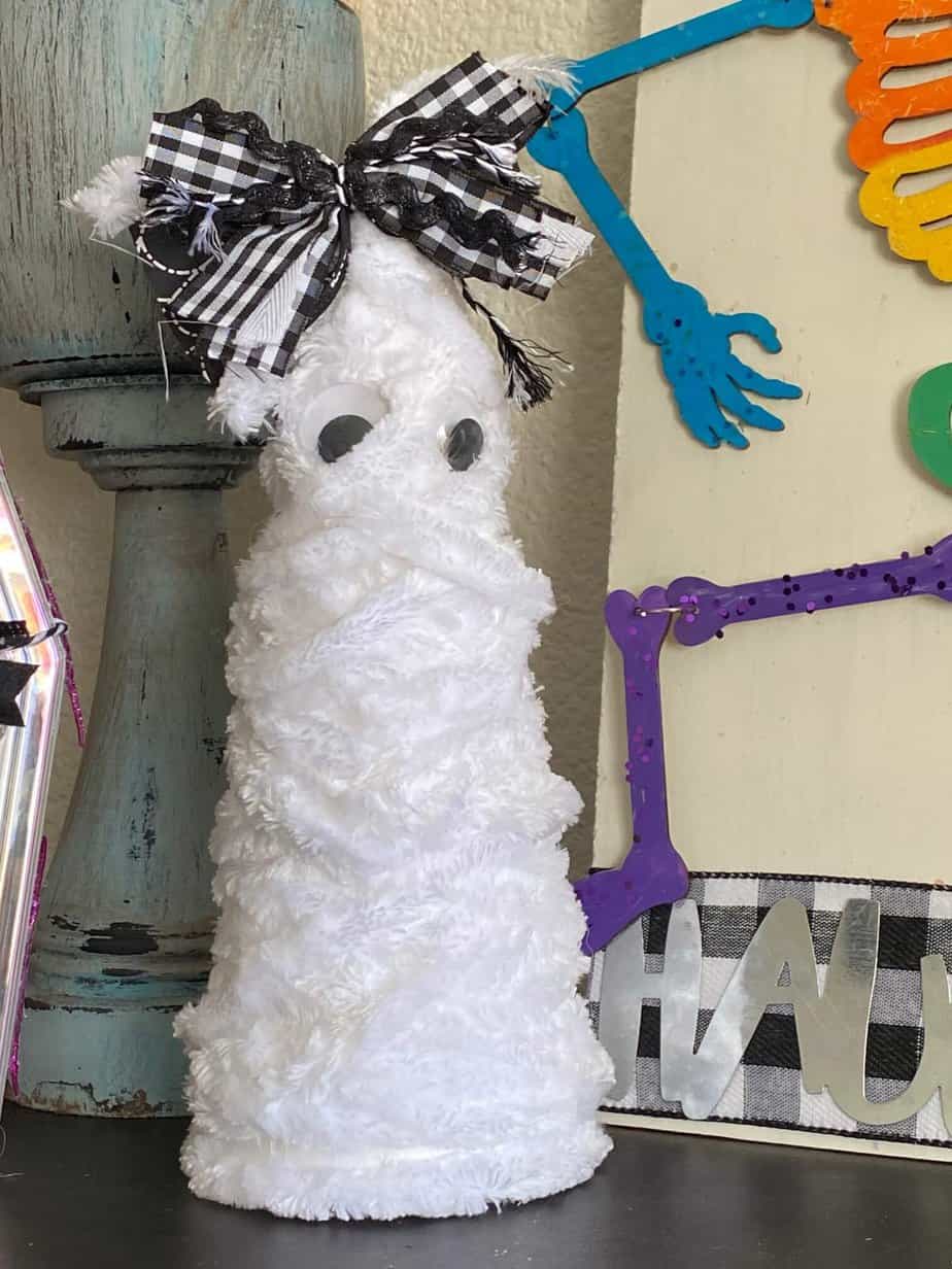 Foam Cone Mummy - Manda Panda Projects