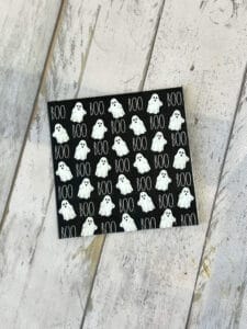 Dollar Tree BOO Napkin Sign - Manda Panda Projects