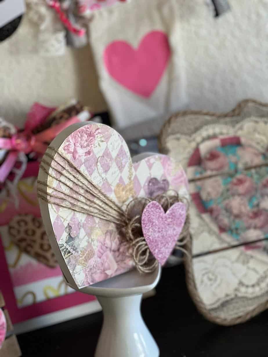 Dollar Tree Chunky Valentine Heart - Manda Panda Projects