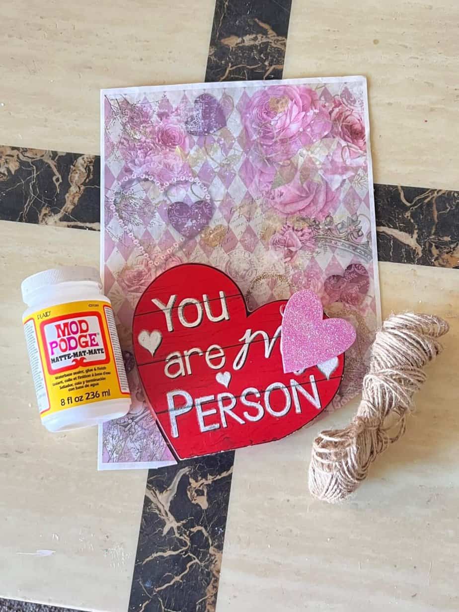 Dollar Tree Chunky Valentine Heart - Manda Panda Projects
