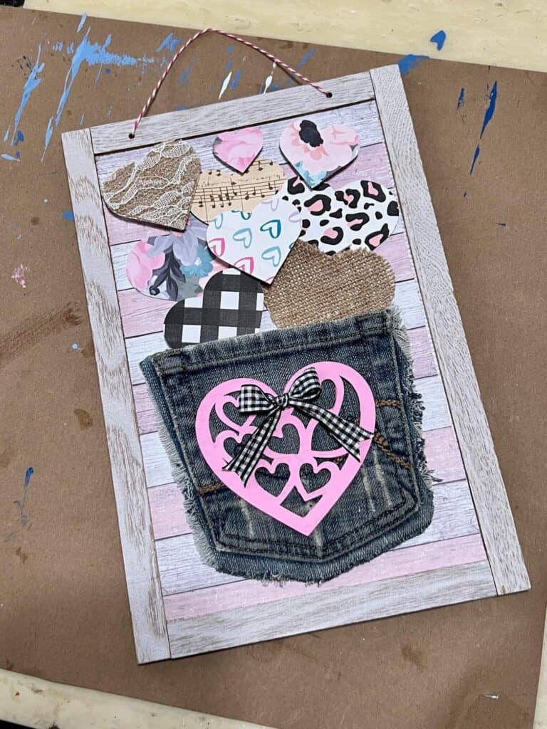Jeans Pocket Heart Sign - Manda Panda Projects
