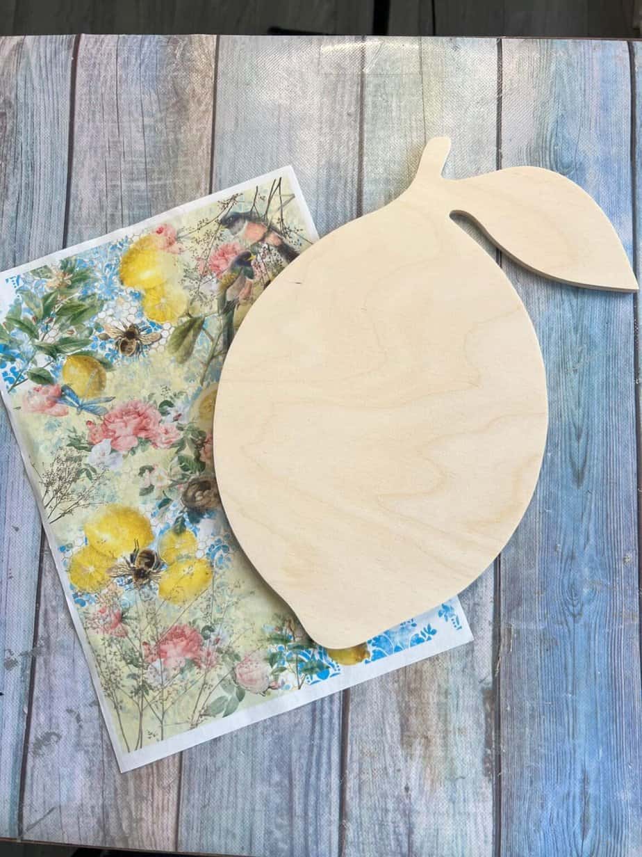 DIY Wooden Lemon Decor - Manda Panda Projects