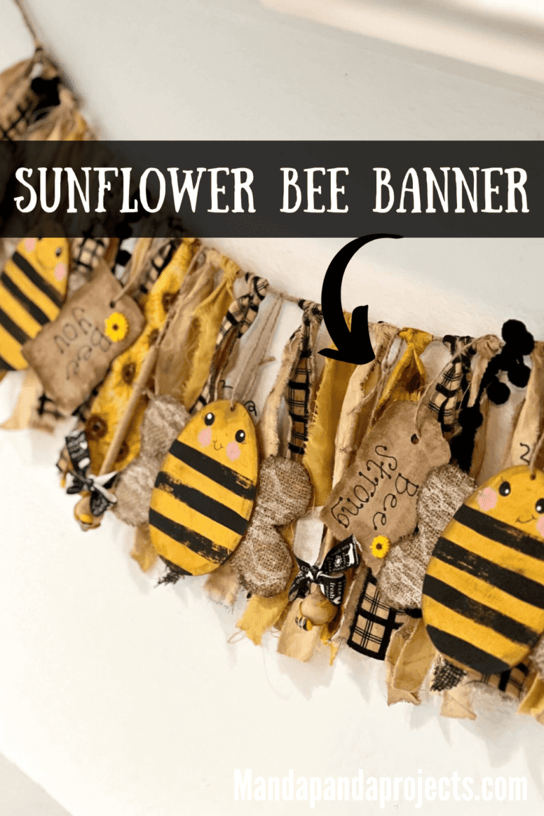 Bumblebee Sunflower Swag Banner - Manda Panda Projects