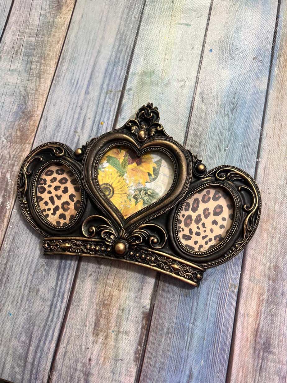 Thrift Store Crown Makeover - Manda Panda Projects