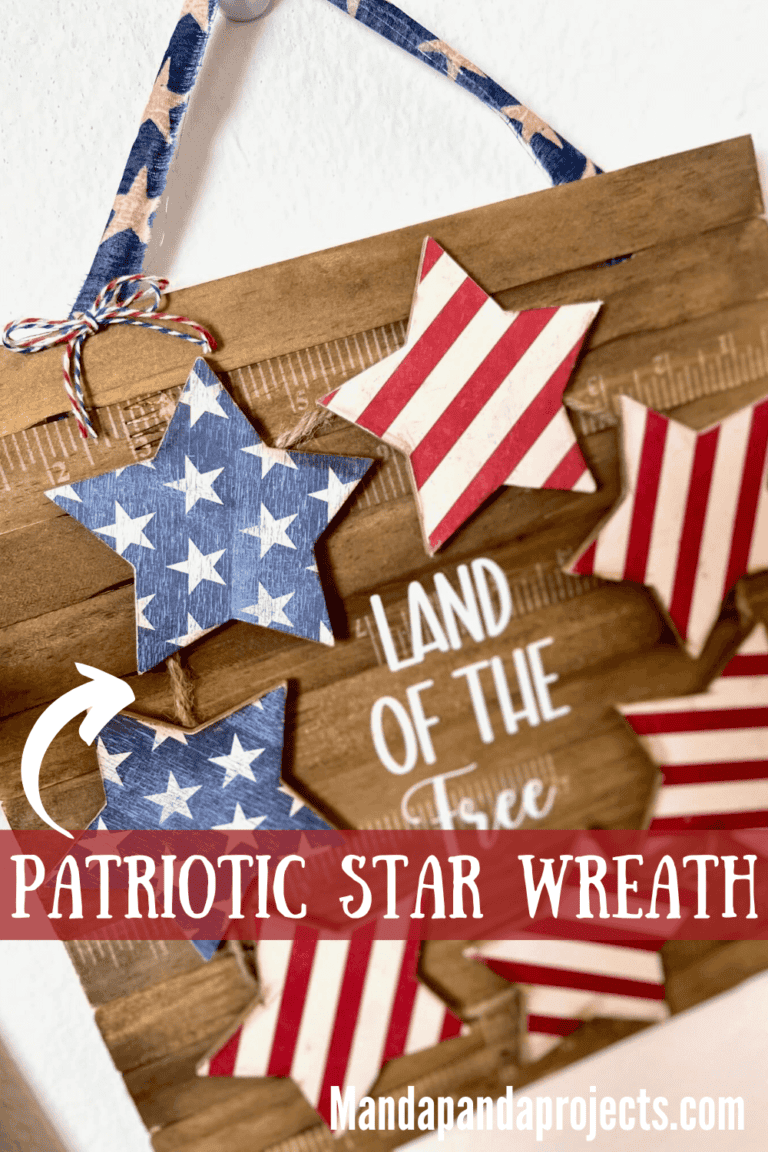 Patriotic Star Wreath - Manda Panda Projects