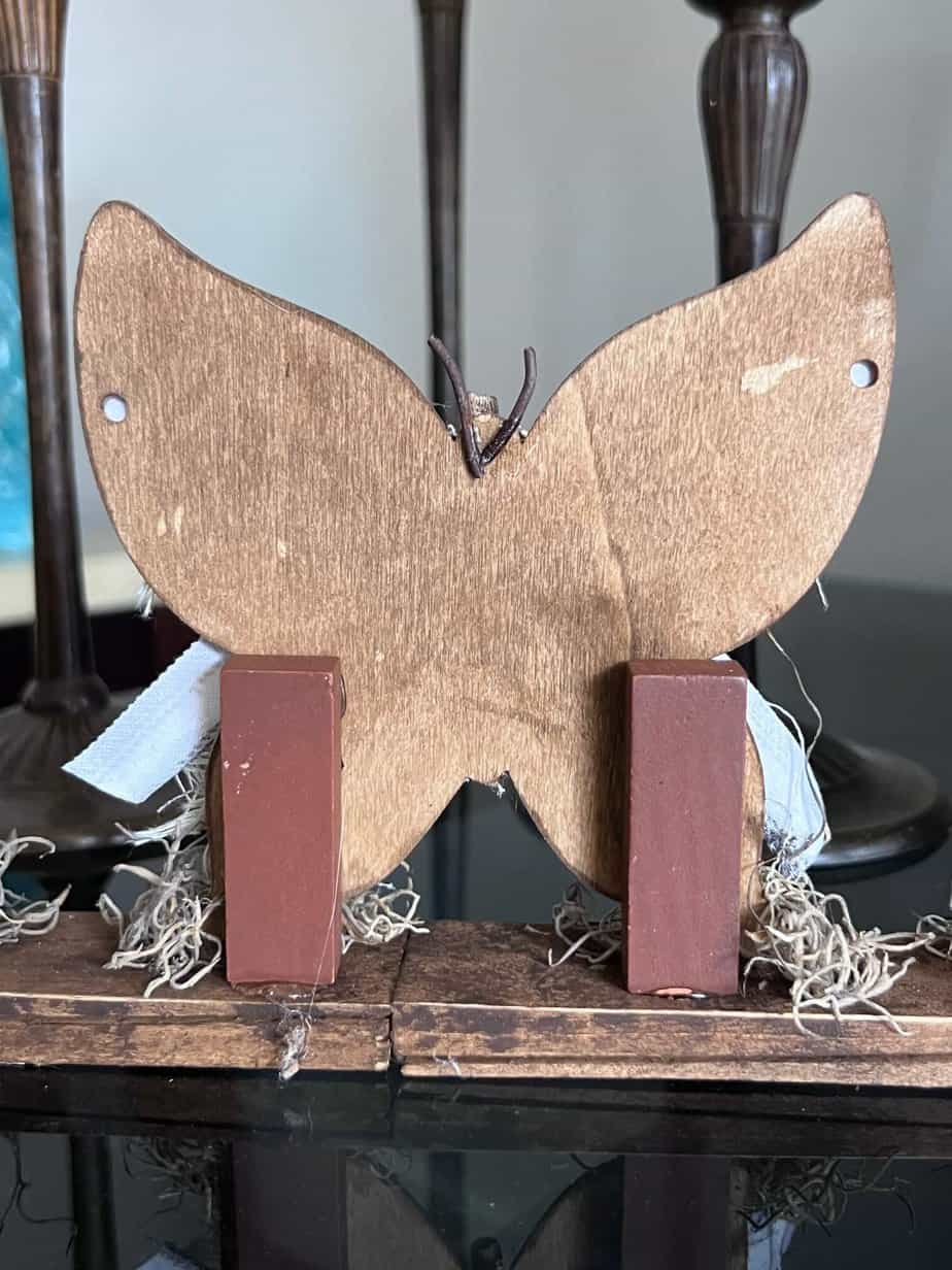 Vintage Butterfly Shelf Sitter Decor - Manda Panda Projects